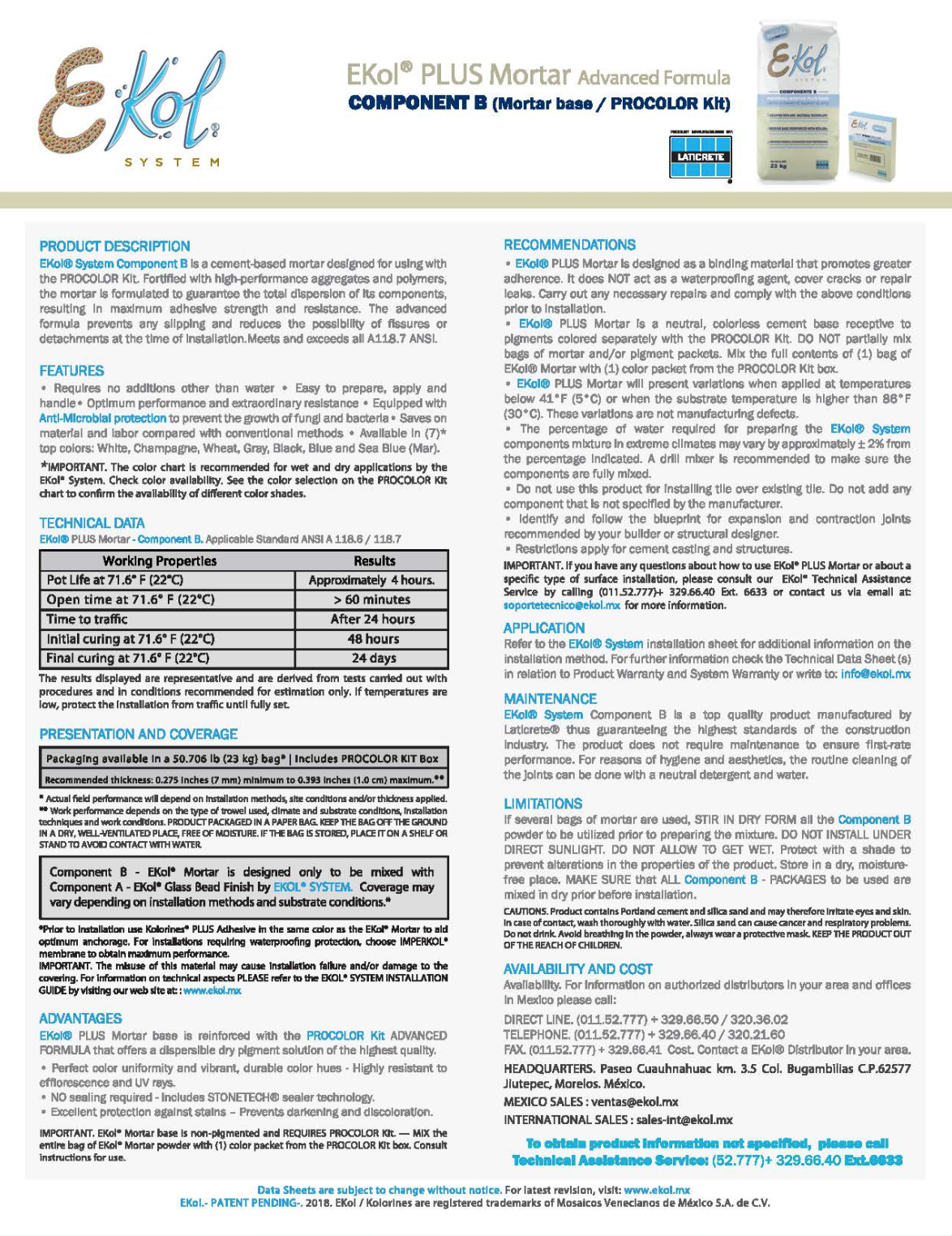 component-B-EKol – Sistema EKol®
