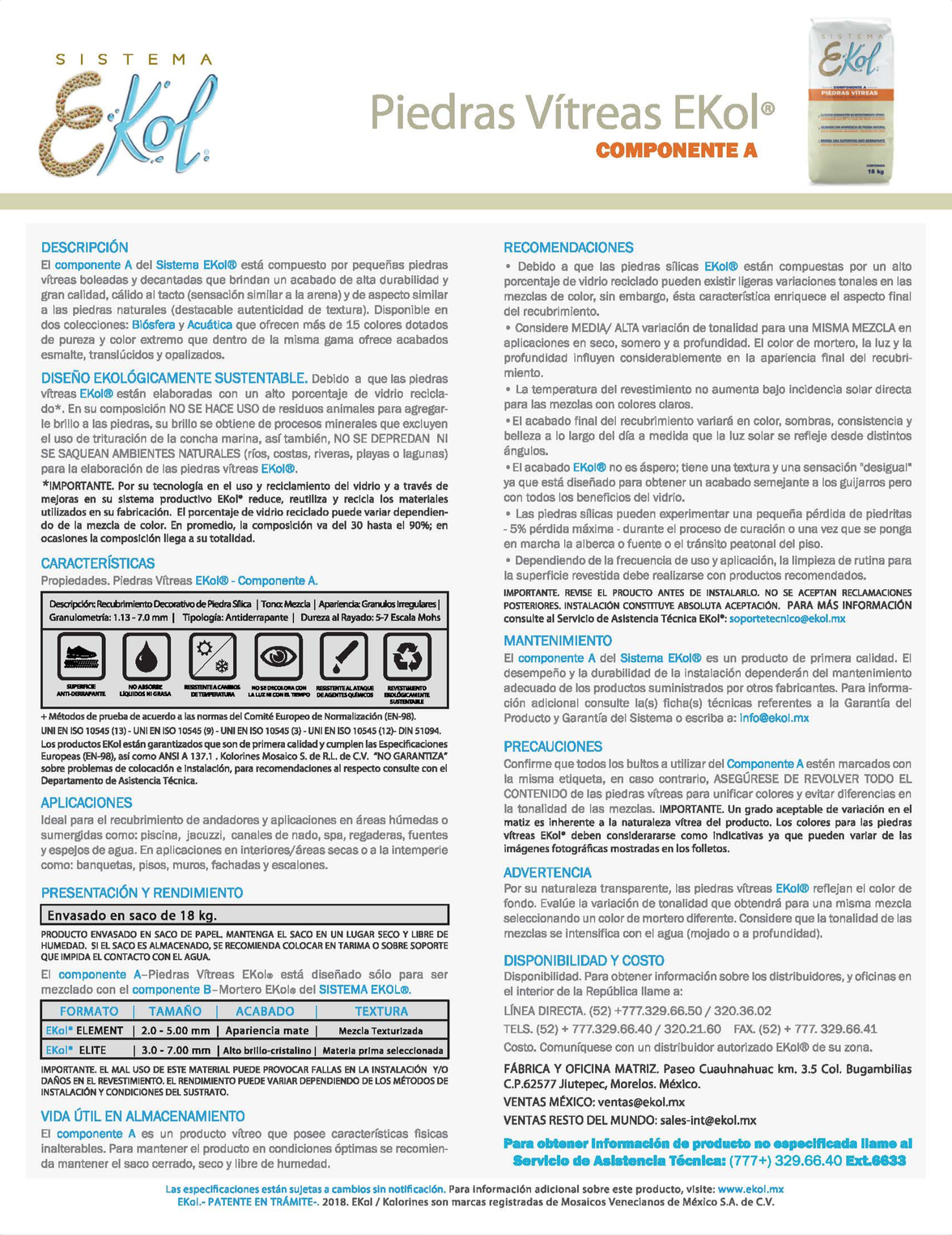 componente-A-Ekol – Sistema EKol®